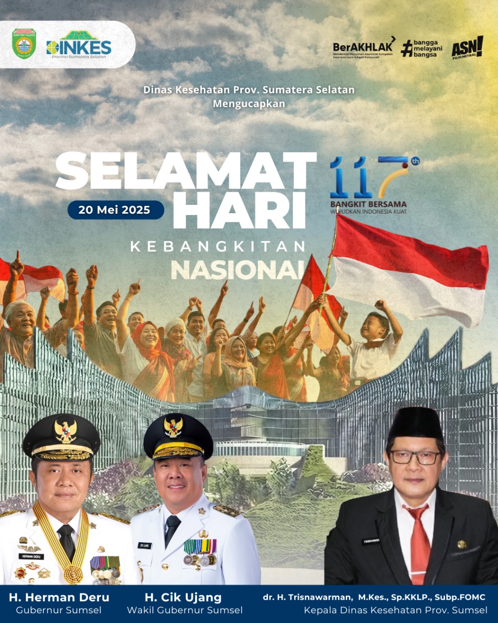 Kepala Dinas Kesehatan Prov. Sumatera Selatan dr. H. Trisnawarman, M ...