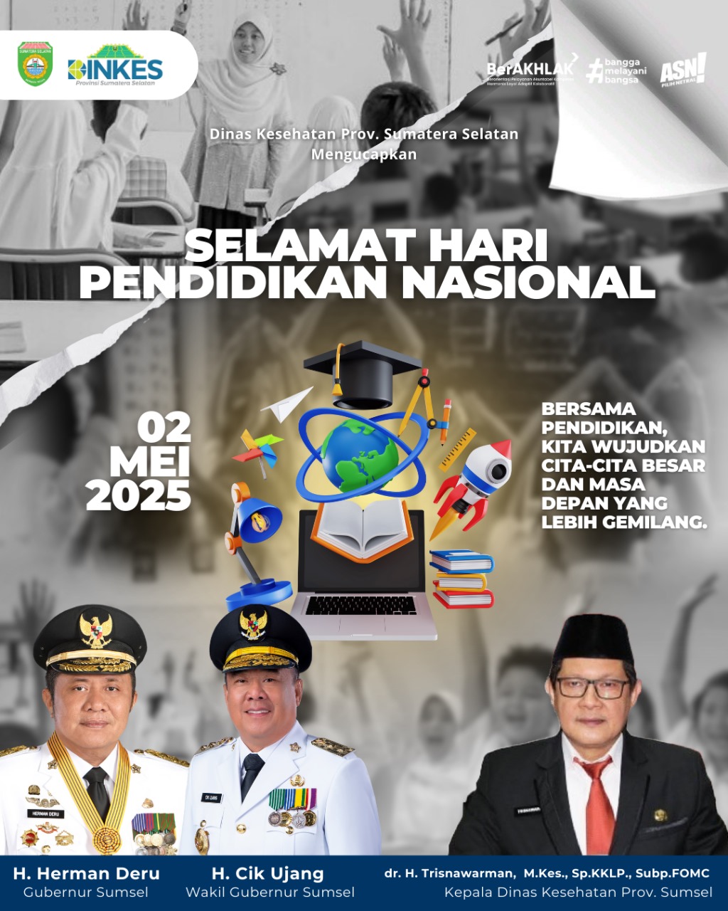 Kepala Dinas Kesehatan Prov. Sumatera Selatan dr. H. Trisnawarman, M.Kes., Sp.KKLP., Subp.FOMC ...