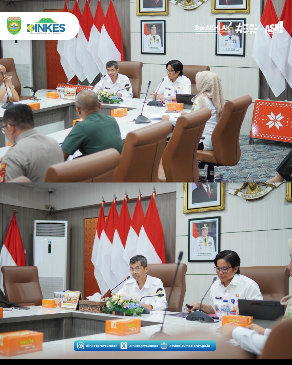 Kepala Dinas Kesehatan Provinsi Sumatera Selatan Diwakili Staff Yankes ...